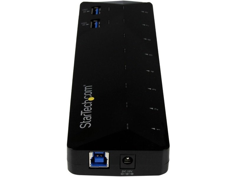 StarTech 10 Port USB 3.0 Hub W/ Charge And Sync Ports 2 X 1.5A Ports ...